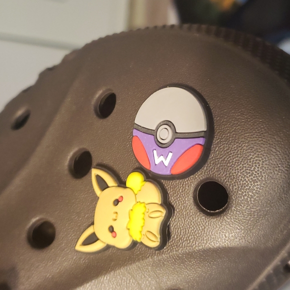 CROCS | Accessories | Pokemon Theme Croc Charms Eevee And Master Ball ...
